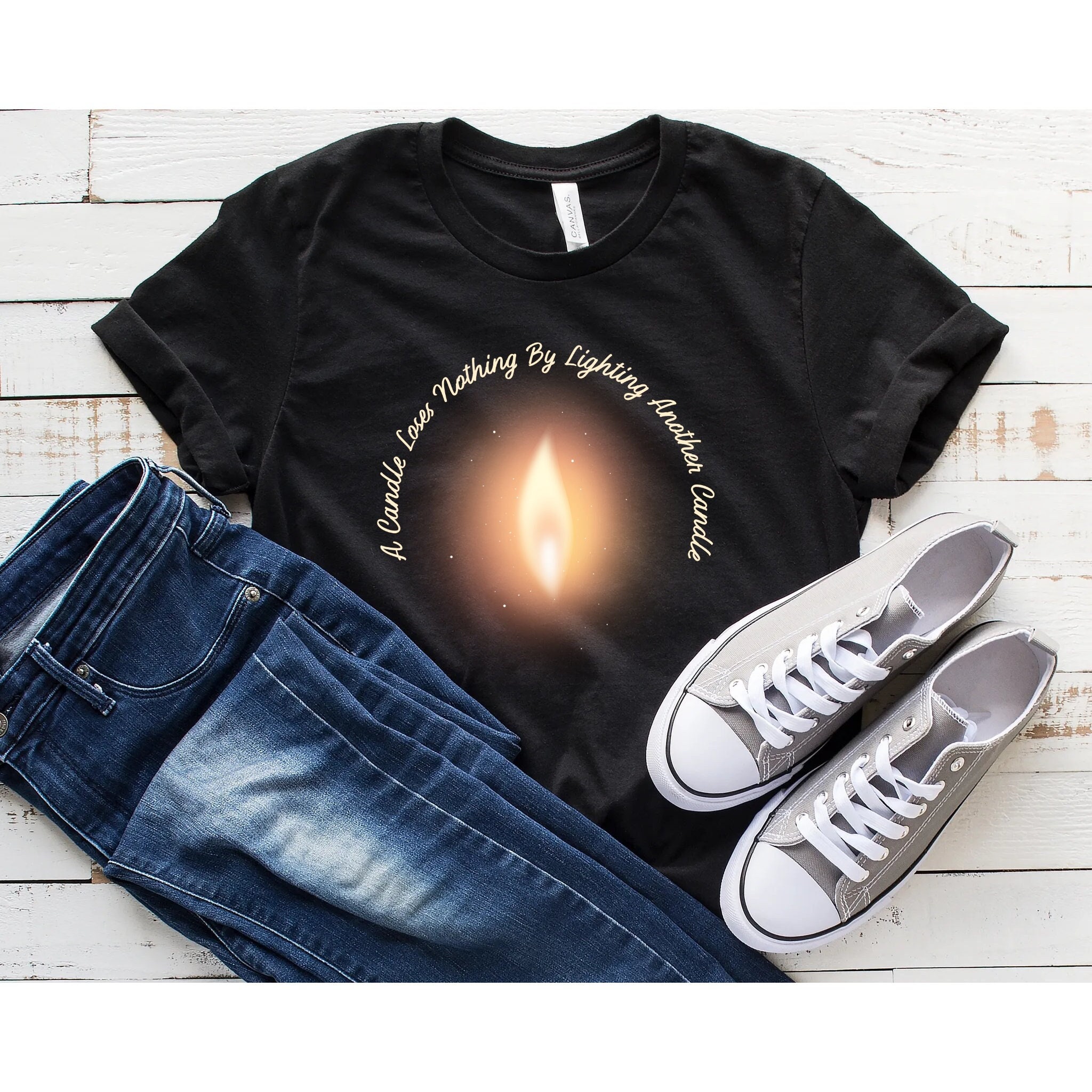 Candle Light T-shirt, Candle T-shirt, Lighting Another Candle Shirt ...
