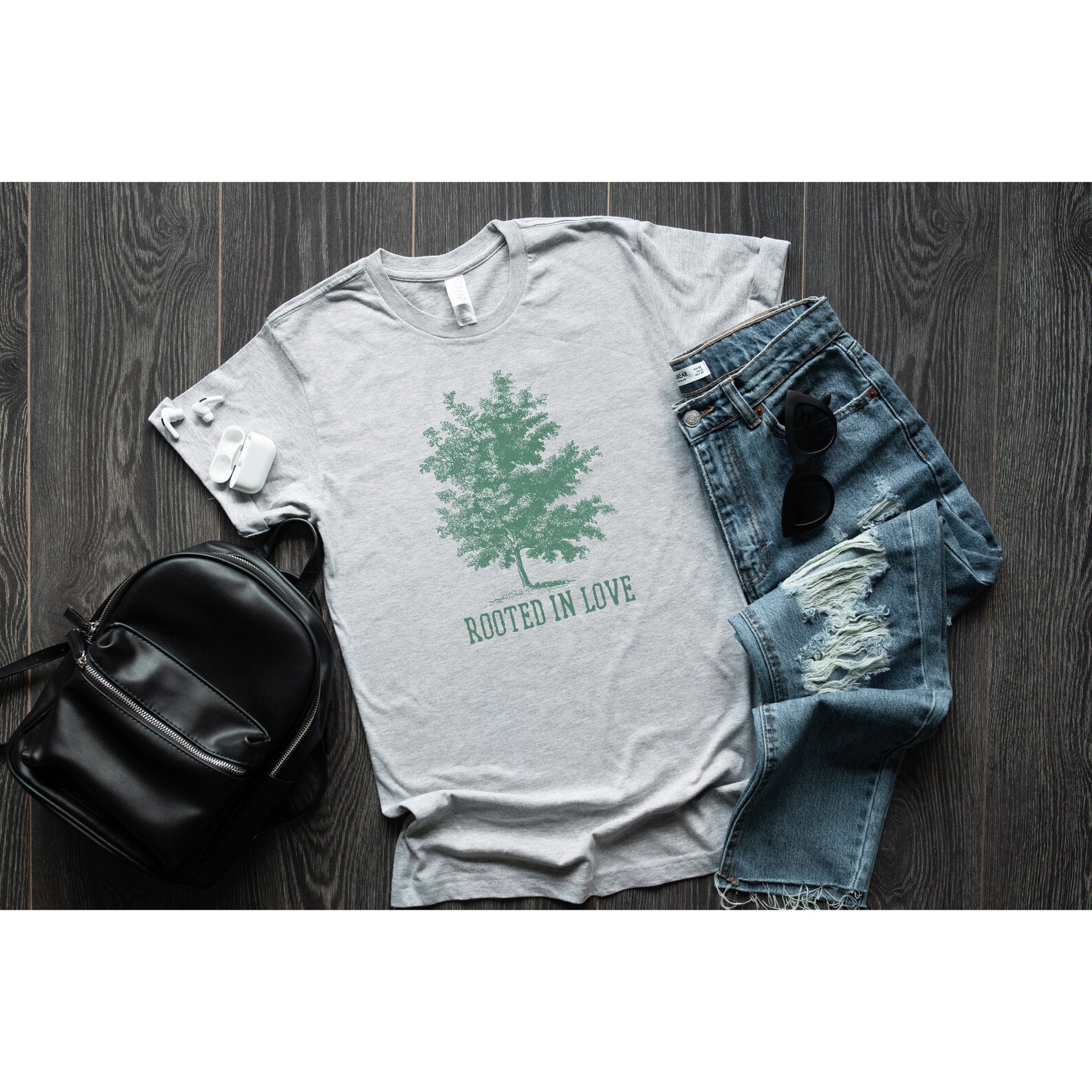 Rooted in Love T-shirt, Tree T-shirt, Outdoors T-shirt, Nature Lover ...