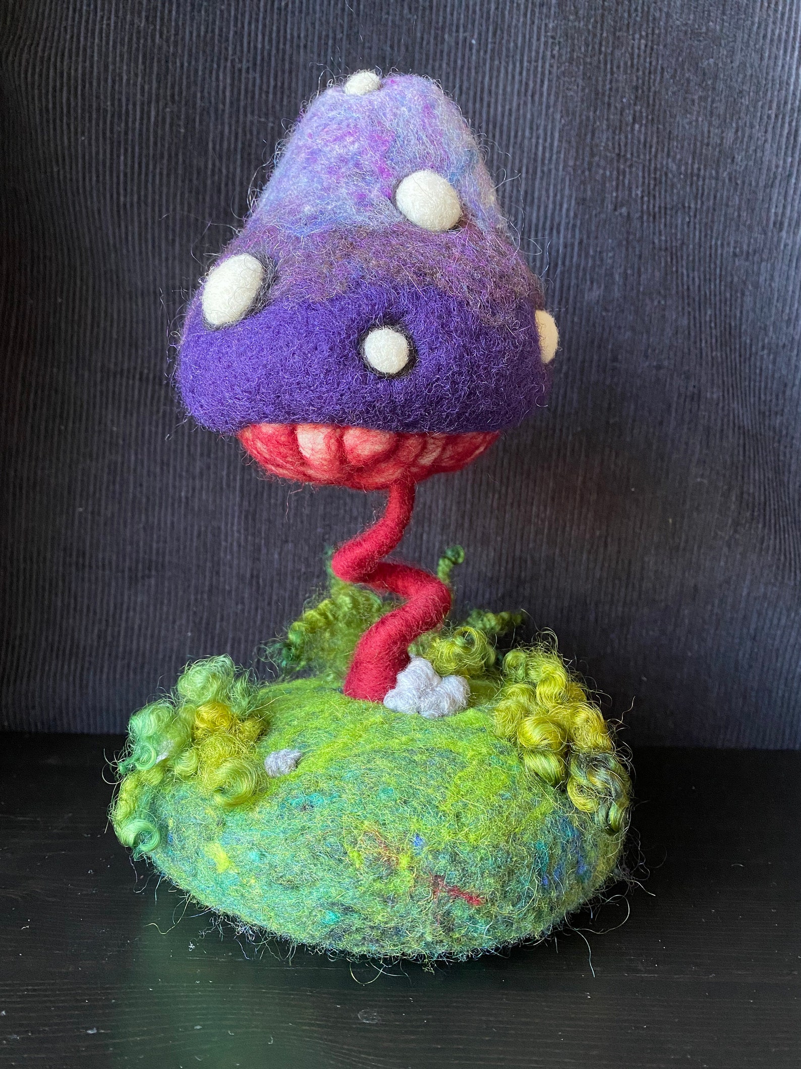 Custom-made Needle Felted Mushroom Sculpture - Etsy