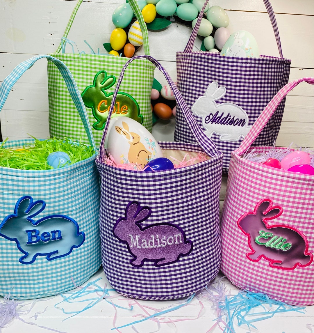 Personalized Easter Basket/easter Bunny Basket / Custom Easter Baskets ...