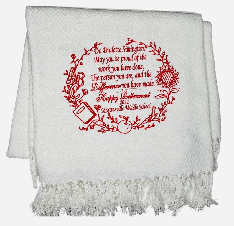 Personalized Retirement Gift/embroidered Retirement - Etsy