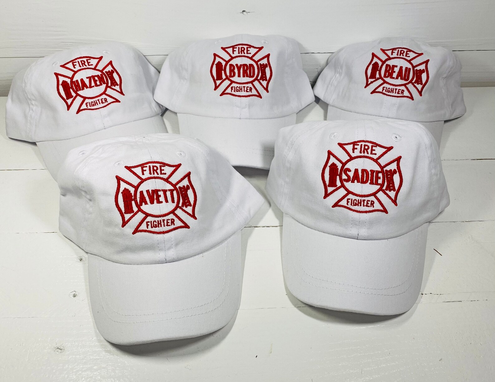 Kids Custom Firefighter Hat/embroidered Kids Firefighter - Etsy