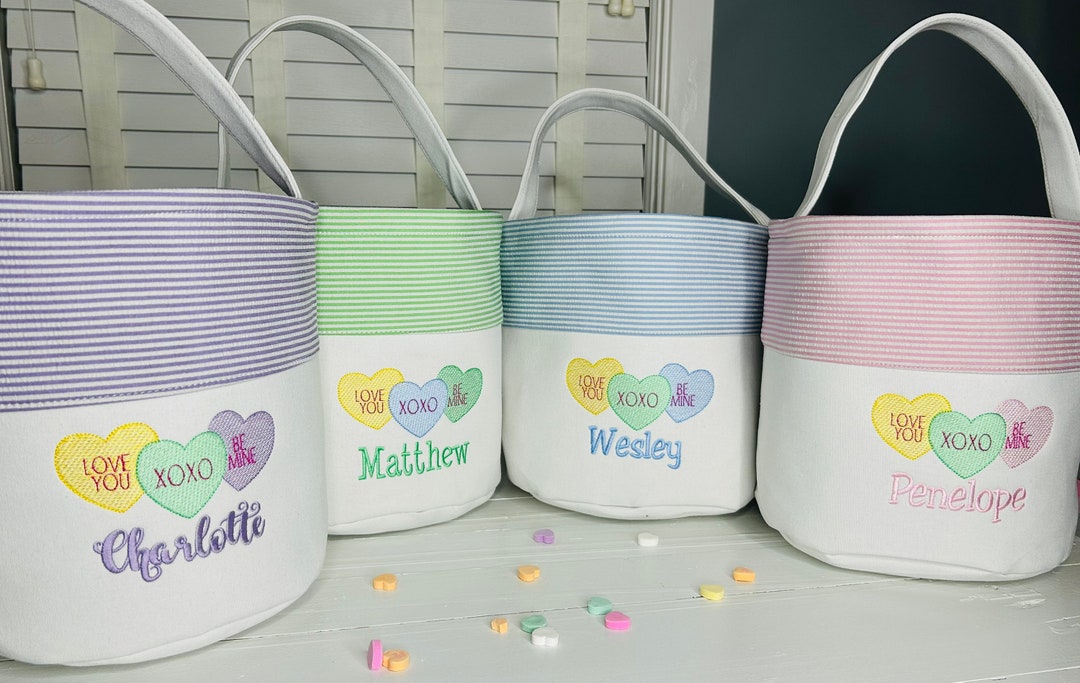 Custom Valentines Day Bag/ Personalized Valentines Day - Etsy