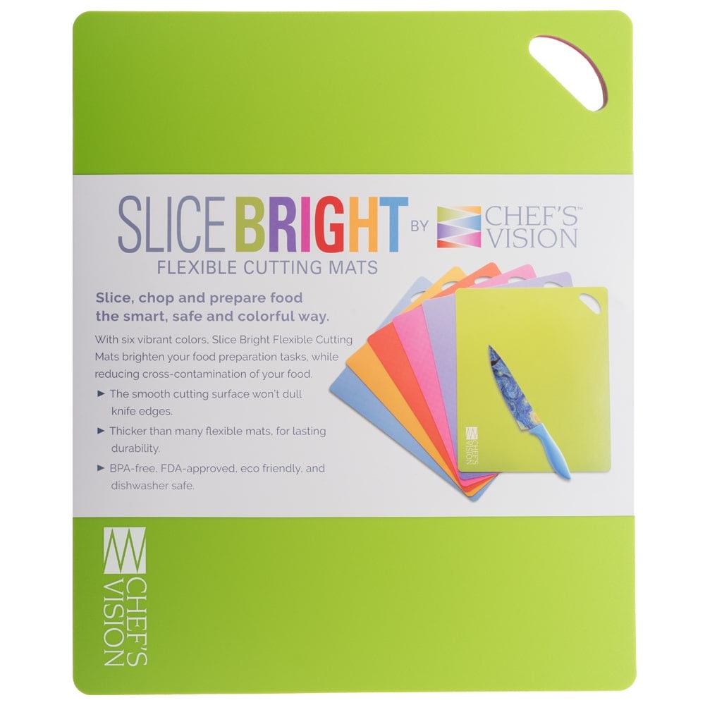 Slice Bright Flexible Cutting Mats Set of 6 - Etsy