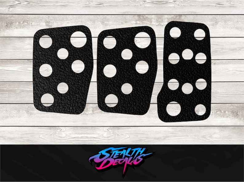 Logitech Pedal Plate Grip Mod Decals G25/G27/G29/G920/G923 Anti Slip ...