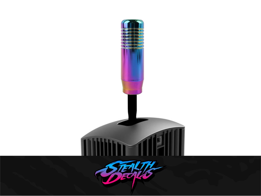 Gear Shifter Knob and Adapter Neo Chrome Fits Fanatec Clubsport Mod Sim ...