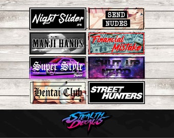 Jdm 100 Car Sticker Decal Pack Car Window Stickers for Jdm Slammed Race ...