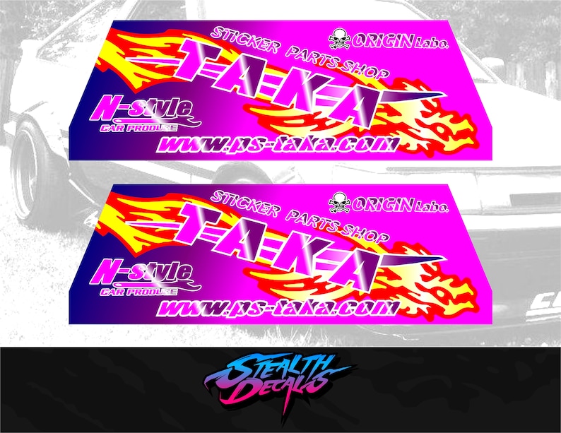 Playseat Evolution/ Revolution Side Panel Livery Stickers Sim Drift ...