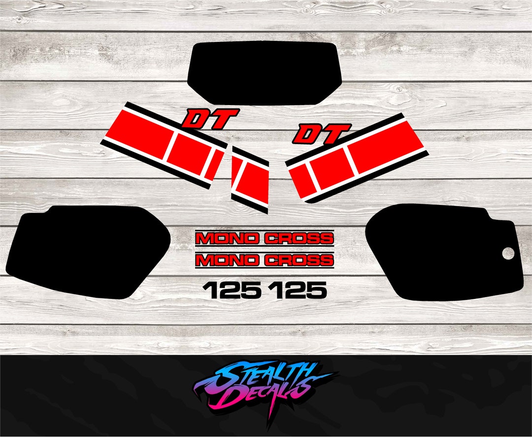 YAMAHA DT125 LC 34Y YPVS Sticker Decal Set MK2 Set2 - Etsy