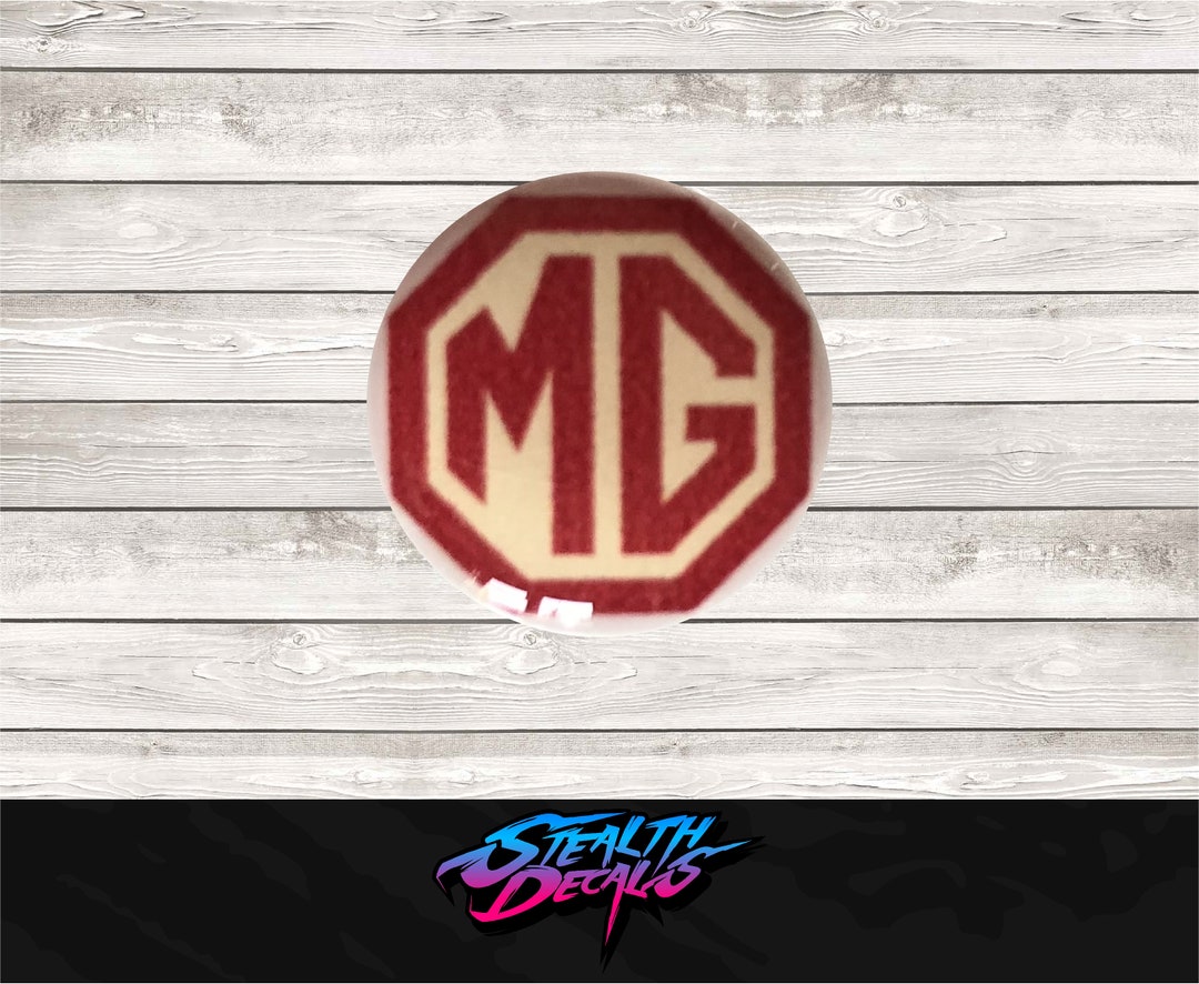 MG Logo Gear Knob Shift Pattern Sticker Fits Momo Gear Knob - 14mm ...