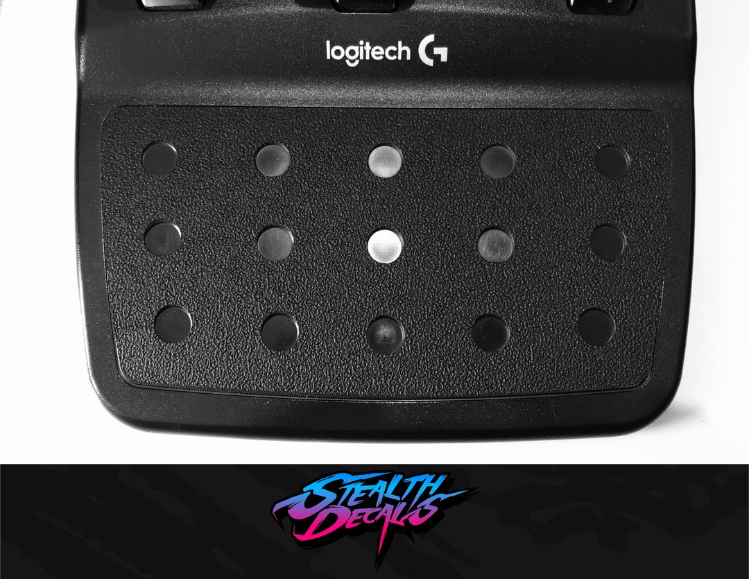 Logitech Pedal Footplate Grip Mod Decals G25/G27/G29/G920/G923 Anti ...