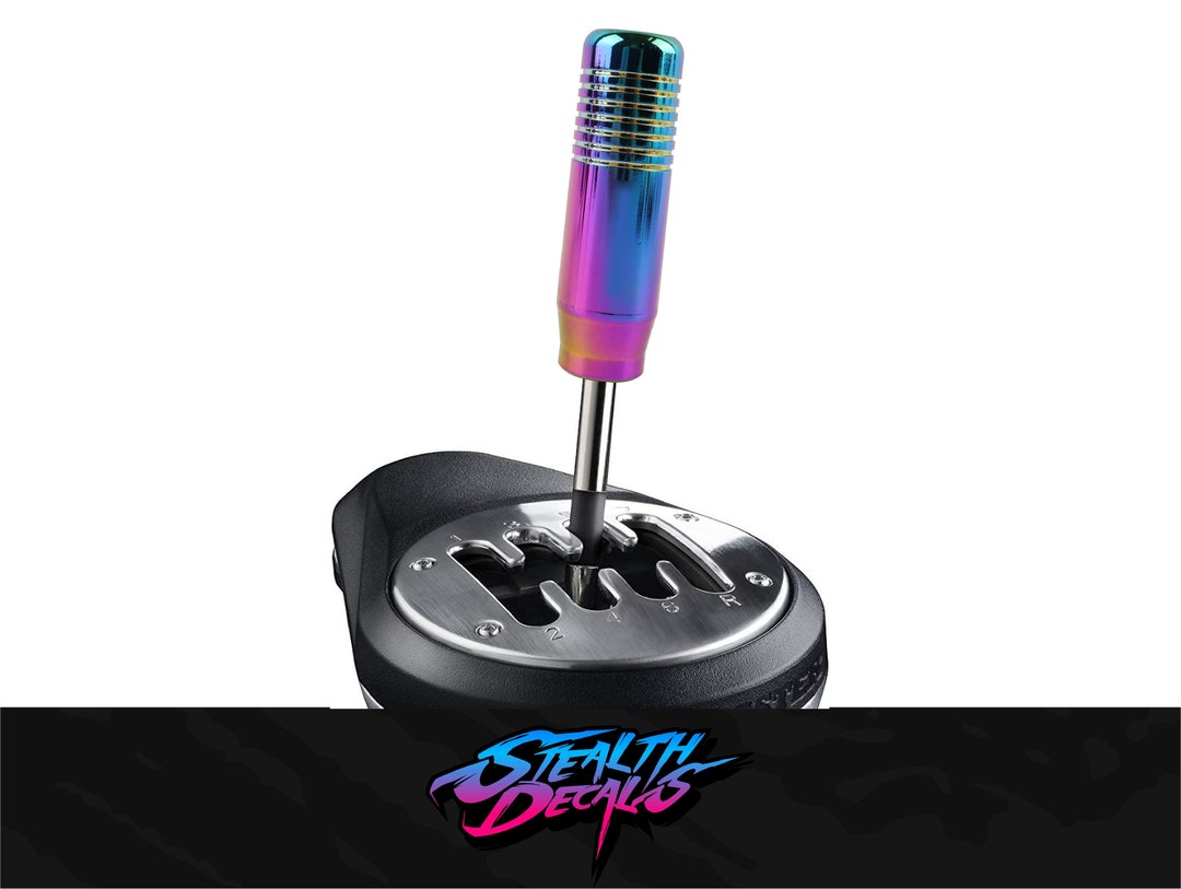 Gear Shifter Knob and Adapter Neo Chrome to Fit Thrustmaster TH8A Sim Racing Drifting - Etsy