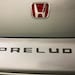 Honda Prelude Rear Bumper Emblem Badge Sticker Set 3D Resin Charcoal ...