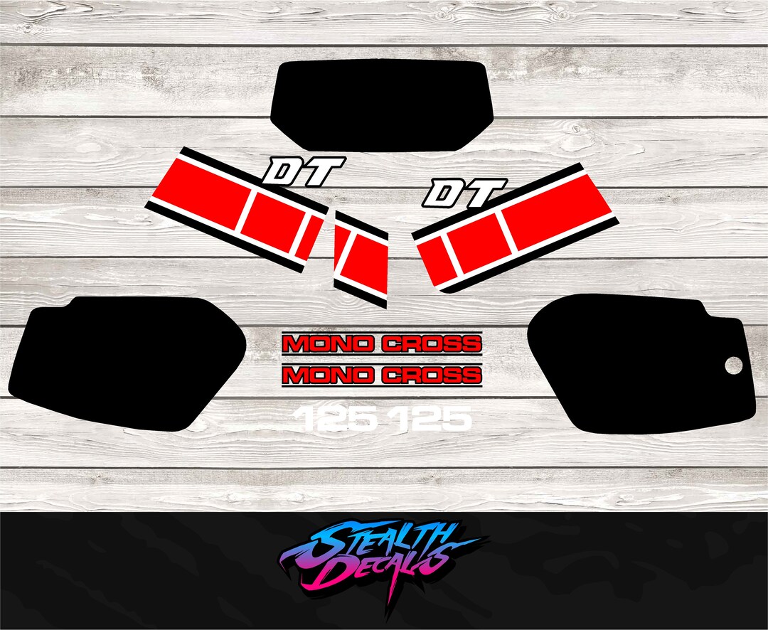 YAMAHA DT125 LC 34Y YPVS Sticker Decal Set MK2 - Etsy