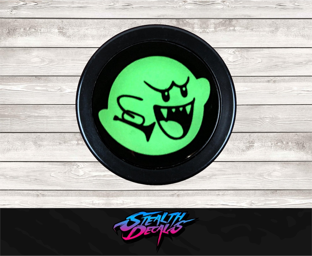 Glow in the Dark Anime Ghost JDM Horn Push Button for Aftermarket ...