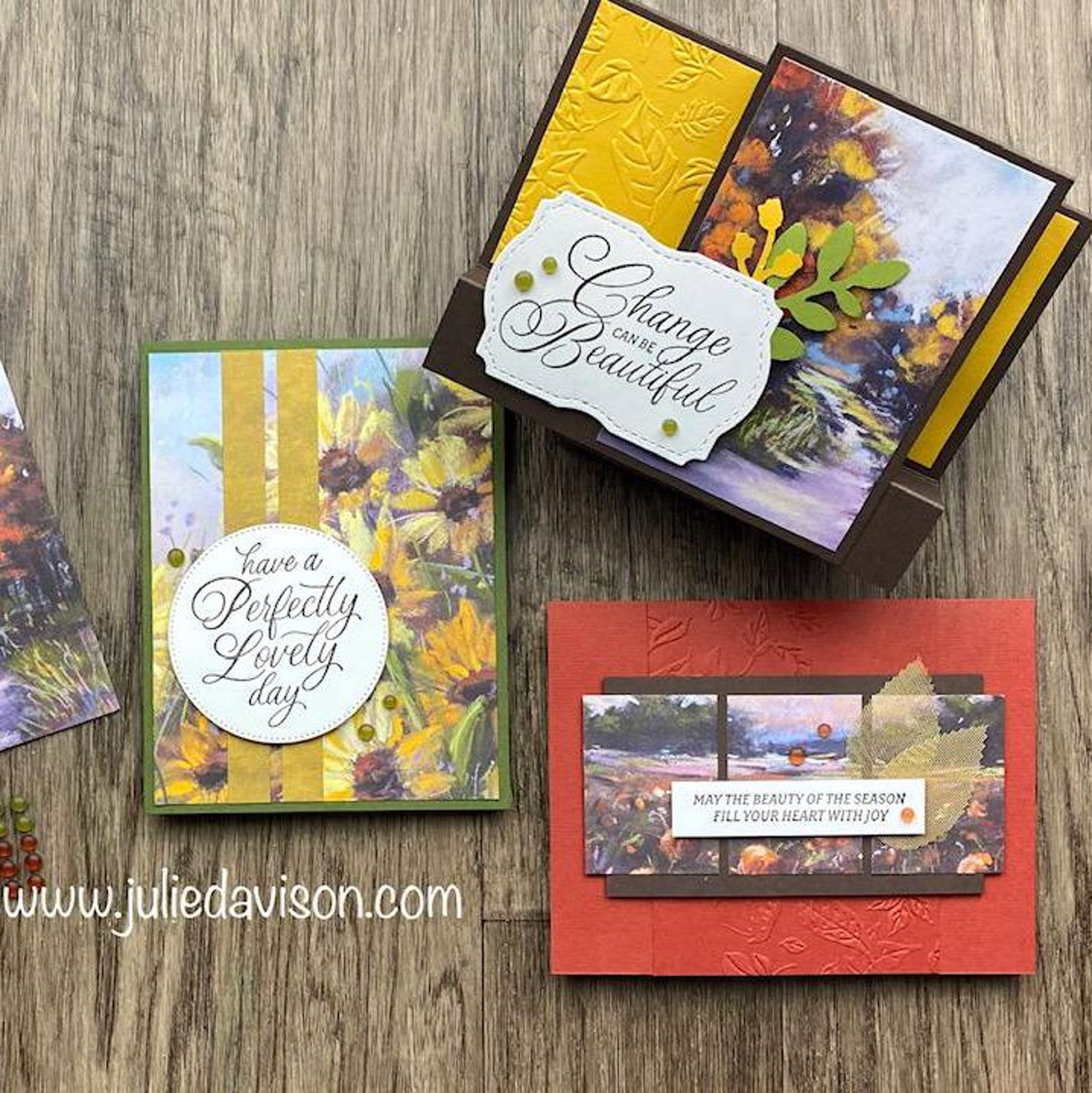 PDF - Stampin' Up! Splendid Autumn Card Tutorials - Etsy
