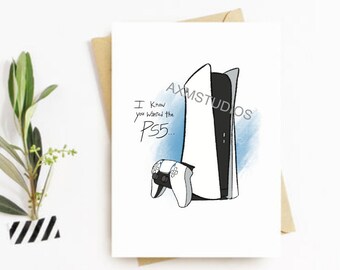 Ps5 Birthday Card - Etsy