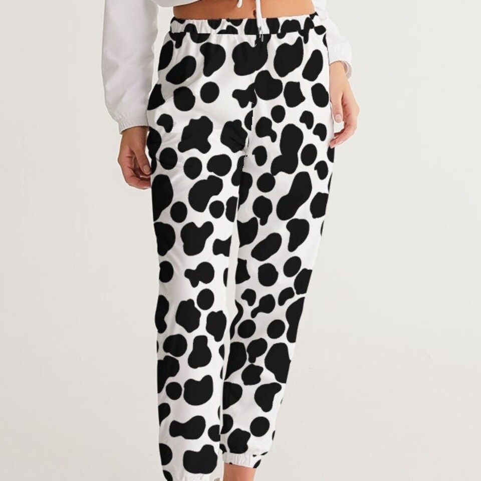 Moody Cow Print Animal Print Athletic Joggers sold by Partridge Kazakh ...