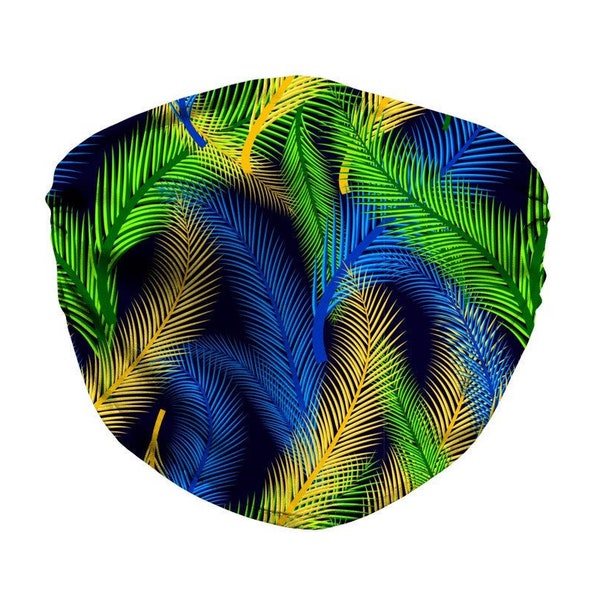 Tropical Face Mask - Etsy