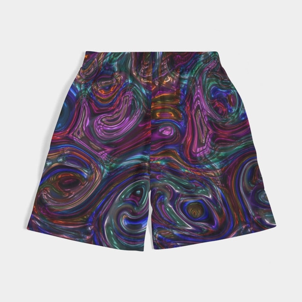 Magic Nights Men's Jogger Shorts - Nebula Cosmic Outer Space Rave ...