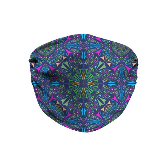 Thearchy Fractal Face Mask Filter Colorful Psychedelic | Etsy