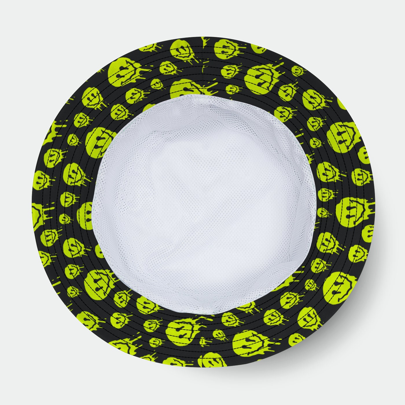 Drippy Melting Smiley Faces Bucket Hat Psychedelics Vibrant - Etsy