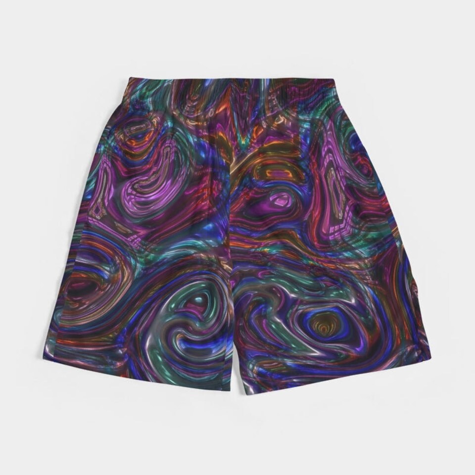 Magic Nights Men's Jogger Shorts - Nebula Cosmic Outer Space Rave ...