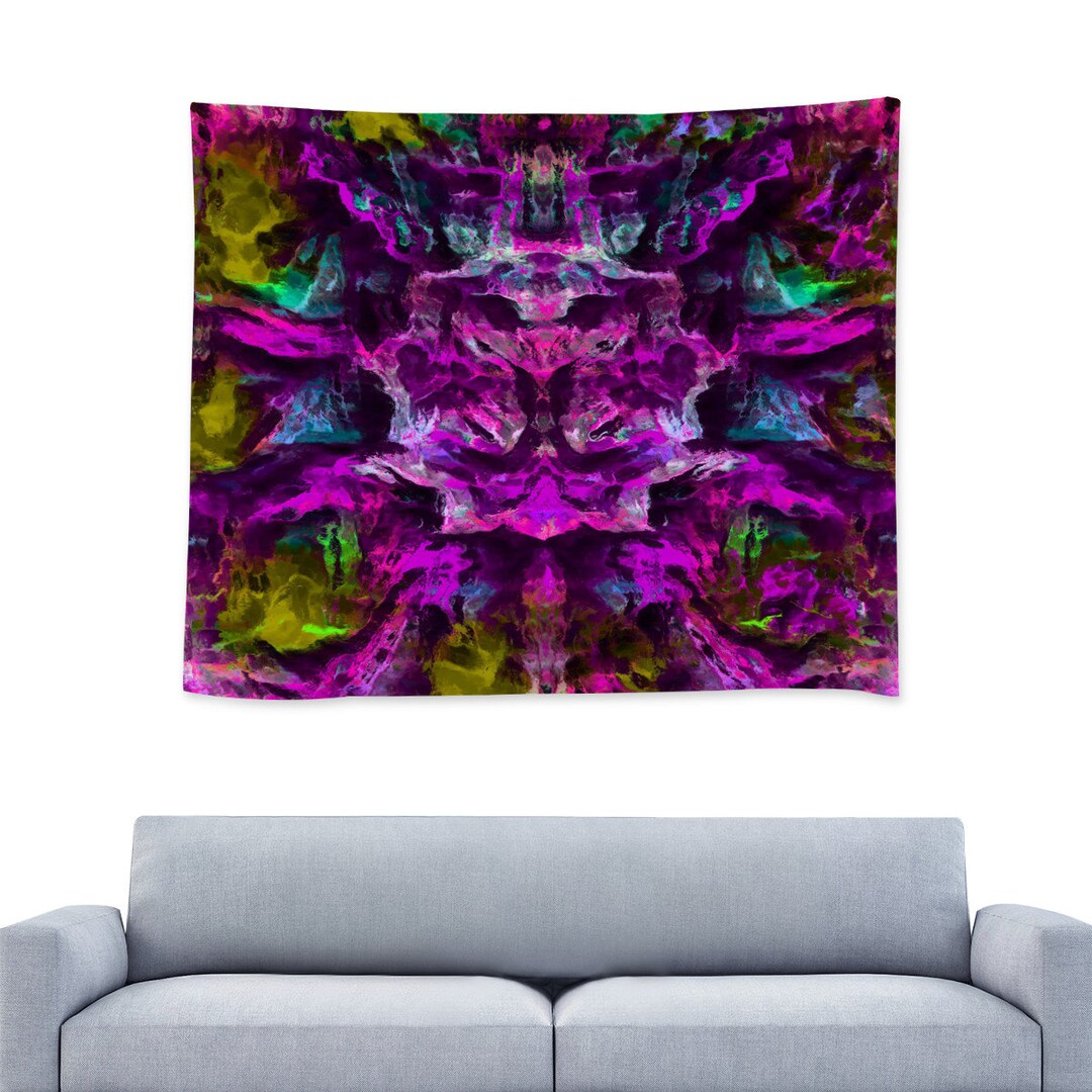 Dream Weaver Wall Tapestry Trippy Wall Art, Psychedelic Tapestries ...