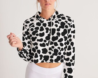 Cropped Cow Print - Etsy