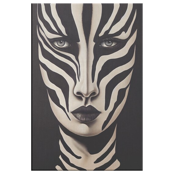 Zebra Face Painting