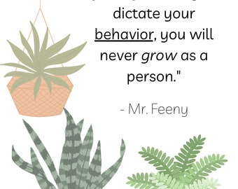 Mr. Feeny Quote - Etsy