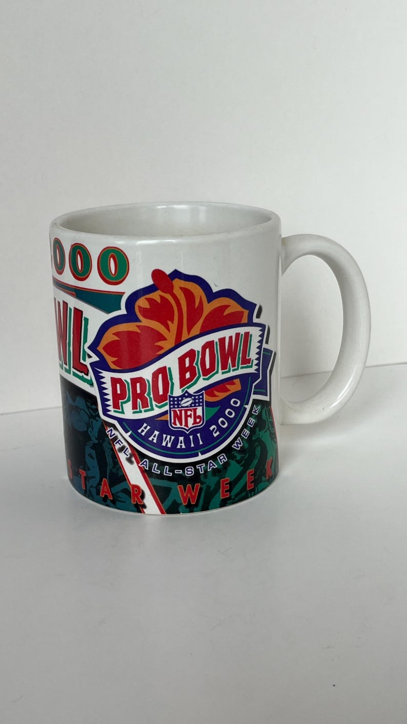 NFL Pro Bowl Millennial 2000 Commemorative Mug From Oahu, Hawaii Aloha ...