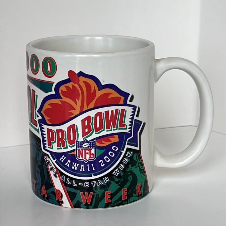 NFL Pro Bowl Millennial 2000 Commemorative Mug From Oahu, Hawaii Aloha ...