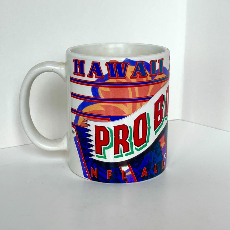 NFL Pro Bowl Millennial 2000 Commemorative Mug From Oahu, Hawaii Aloha ...