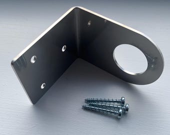 Black Single Wall Mounted Pump Bottle Bracket Only 28mm - Etsy UK