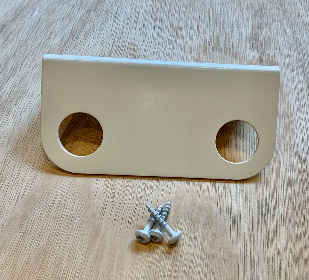 White Double Wall Mounted Pump Bottle Bracket Only - Etsy