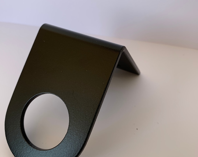 Black Single Wall Mounted Pump Bottle Bracket Only 28mm - Etsy UK