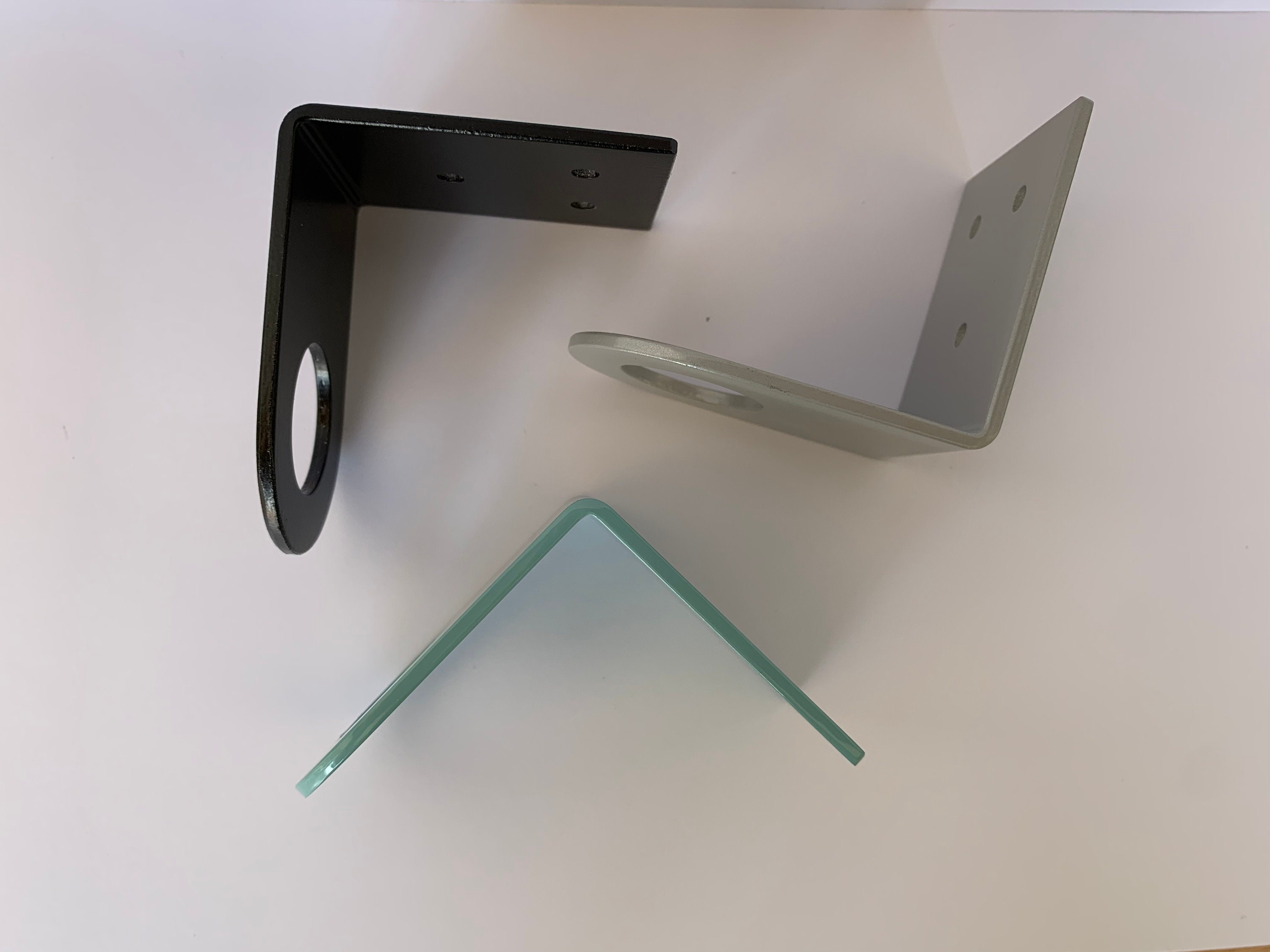 Black Single Wall Mounted Pump Bottle Bracket | Etsy UK