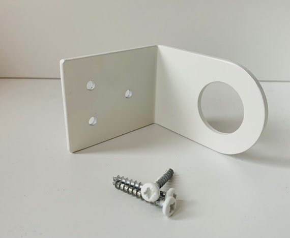 White Single Wall Mounted Pump Bottle Bracket | Etsy