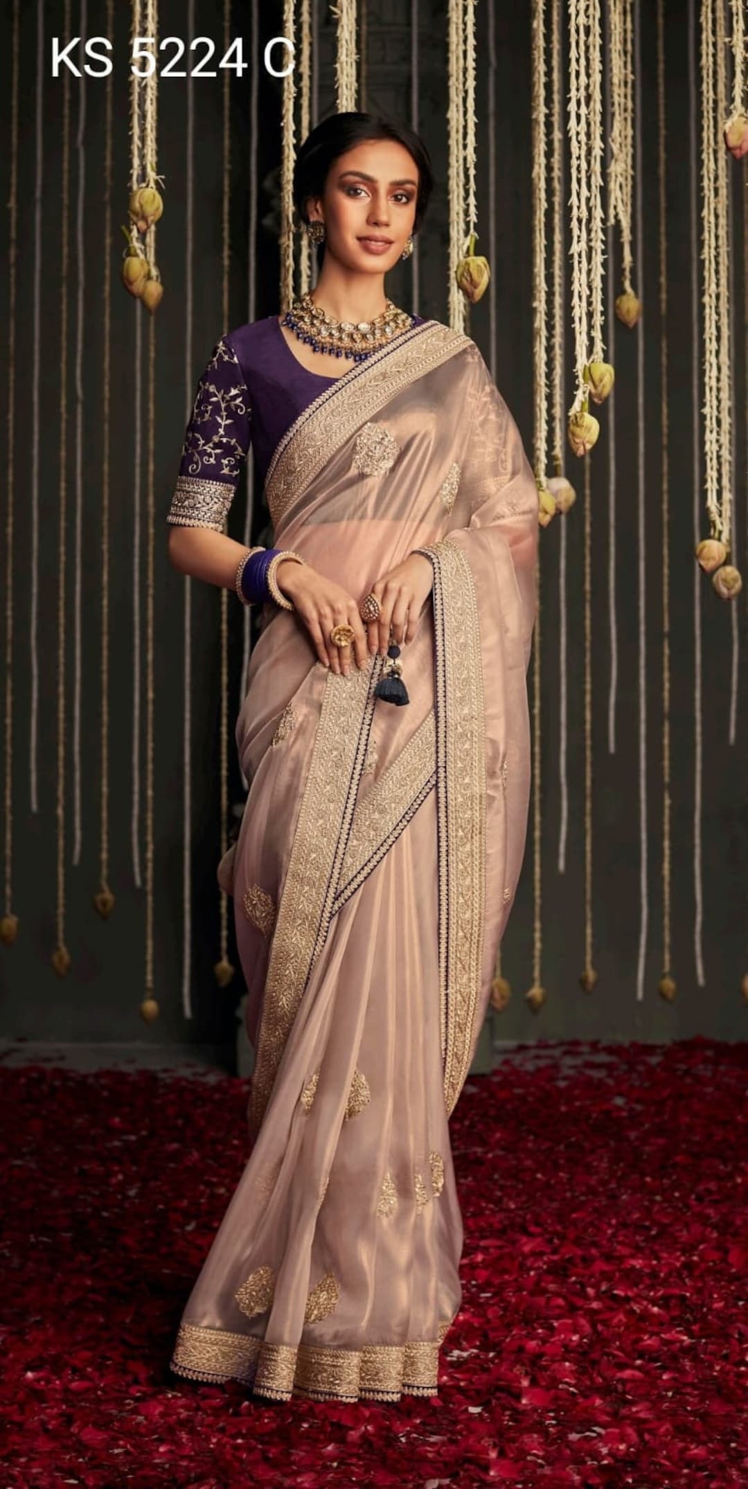 Pure Tissue Silk Saree With Rich Pallu and Heavy Work Border,indian ...
