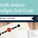 Simple Sentence Analysis Task Cards - Etsy