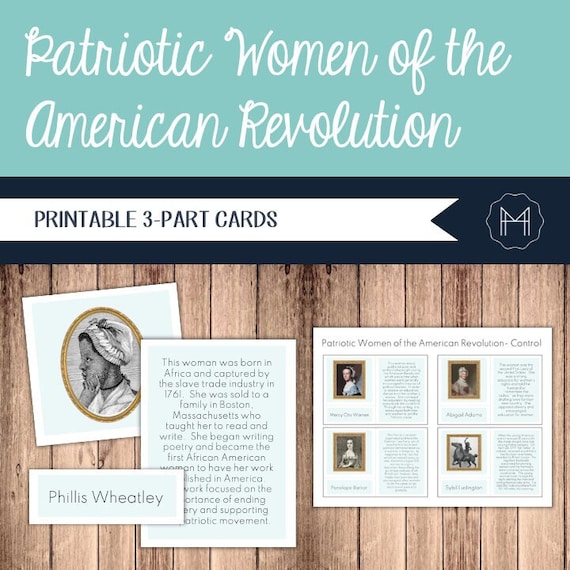 Patriotic Women of the American Revolution - Etsy