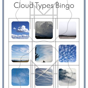 Cloud Types 3-part Cards, Bingo, Experiment, Posters, and "i Have ...