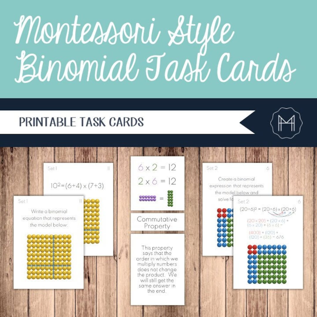 Binomial Task Cards - Etsy