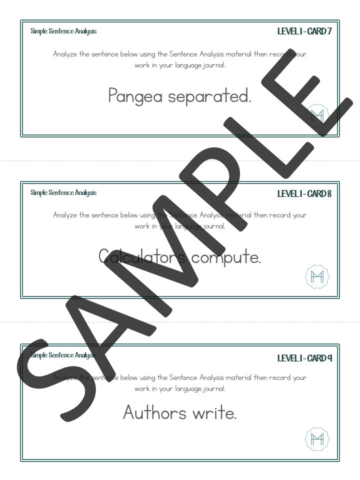 Simple and Advanced Sentence Analysis Bundle - Etsy