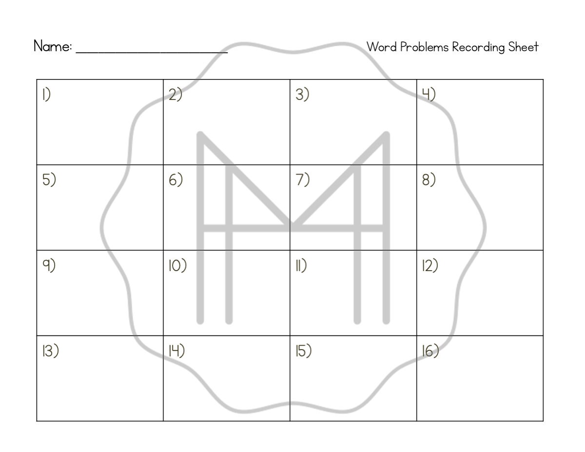1st Grade Addition and Subtraction Word Problems- Apple Harvest Theme ...