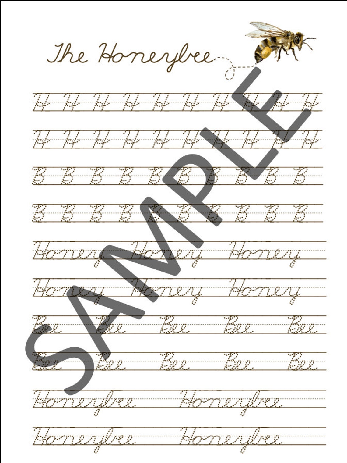 Beginner Honey Bee Unit Ages 5-8 - Etsy