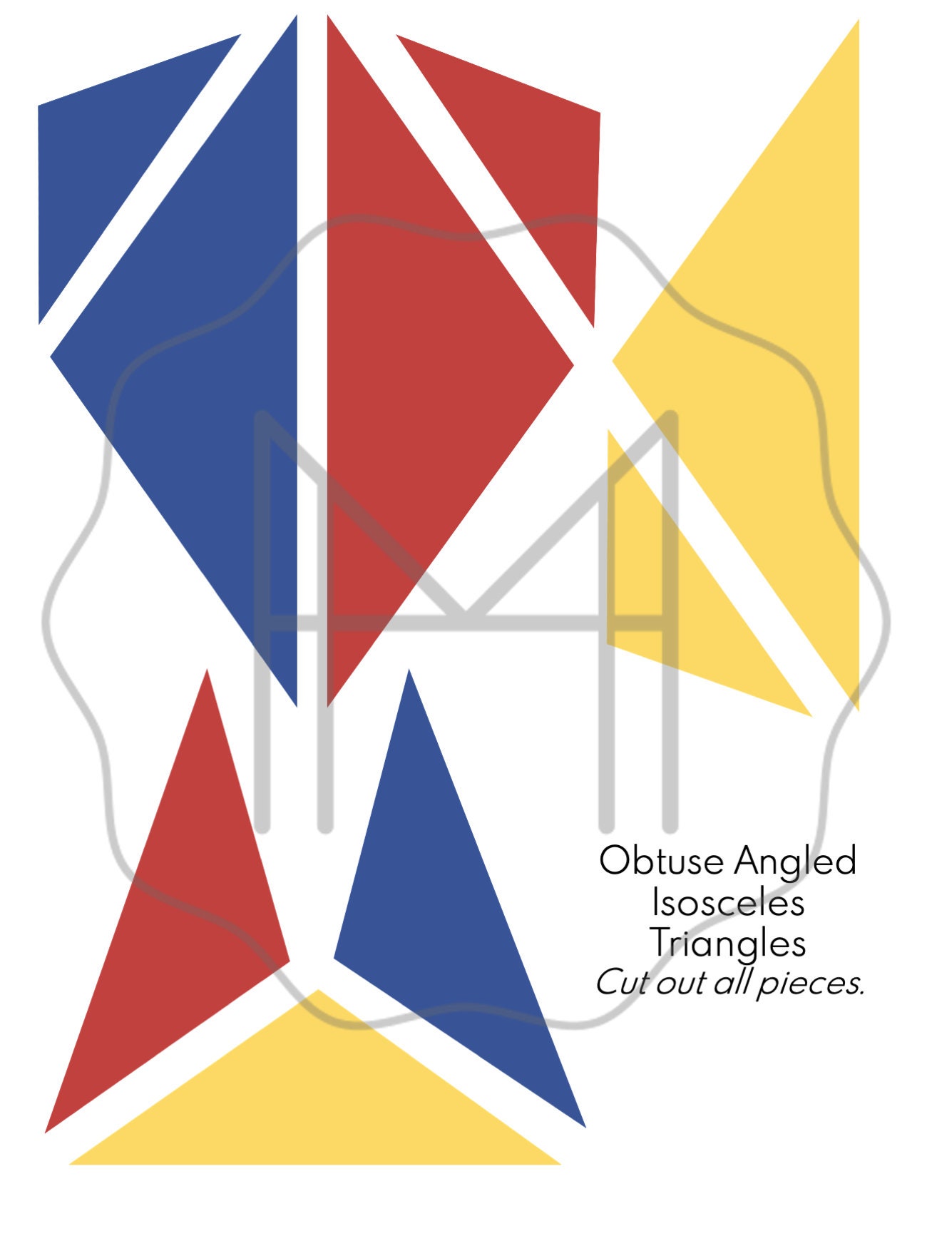 The Detective Adjective Game Triangles - Etsy