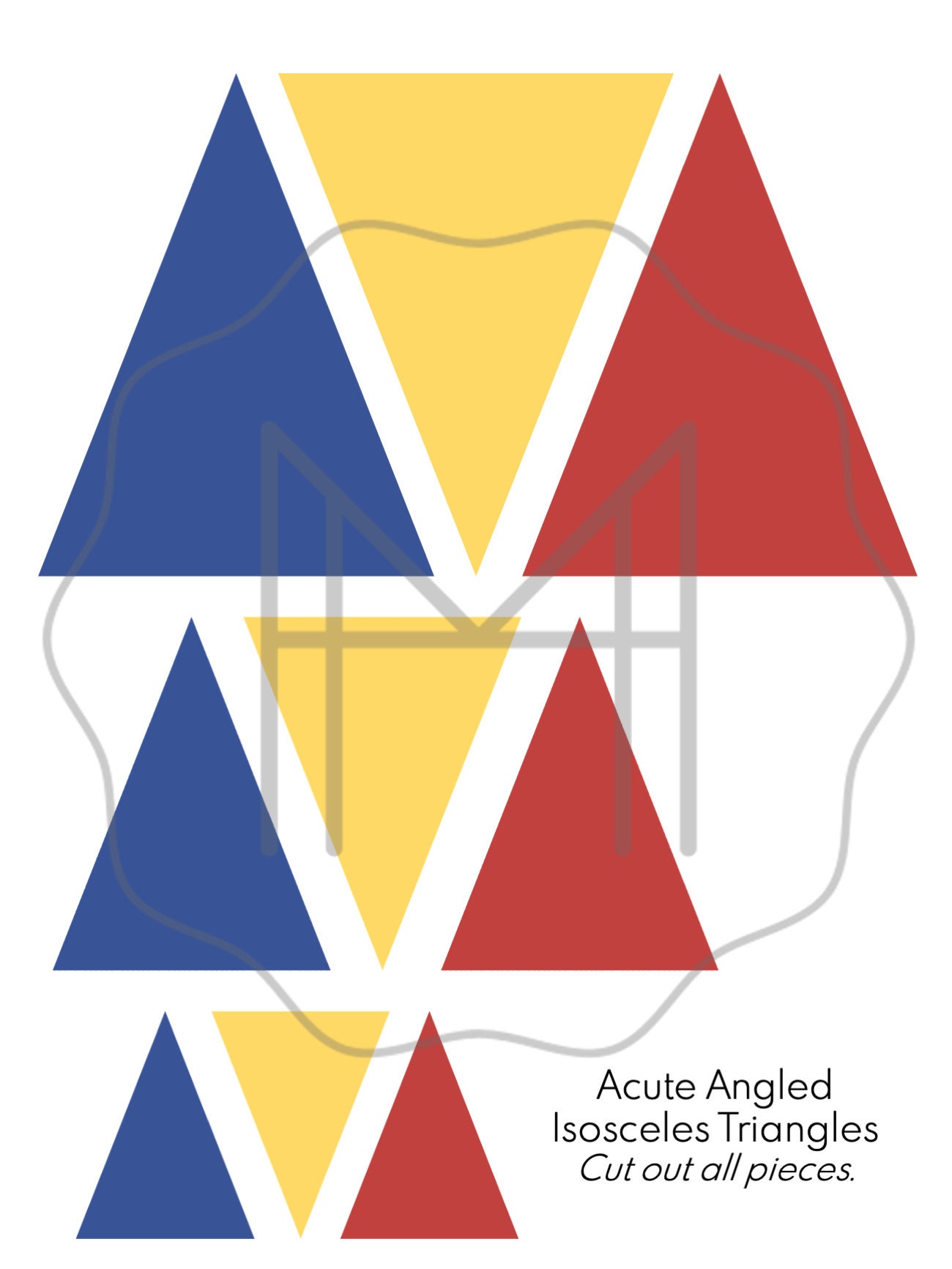 Detective Adjective Game Materials - Triangles - Etsy