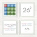 Binomial Square Matching Cards - Etsy